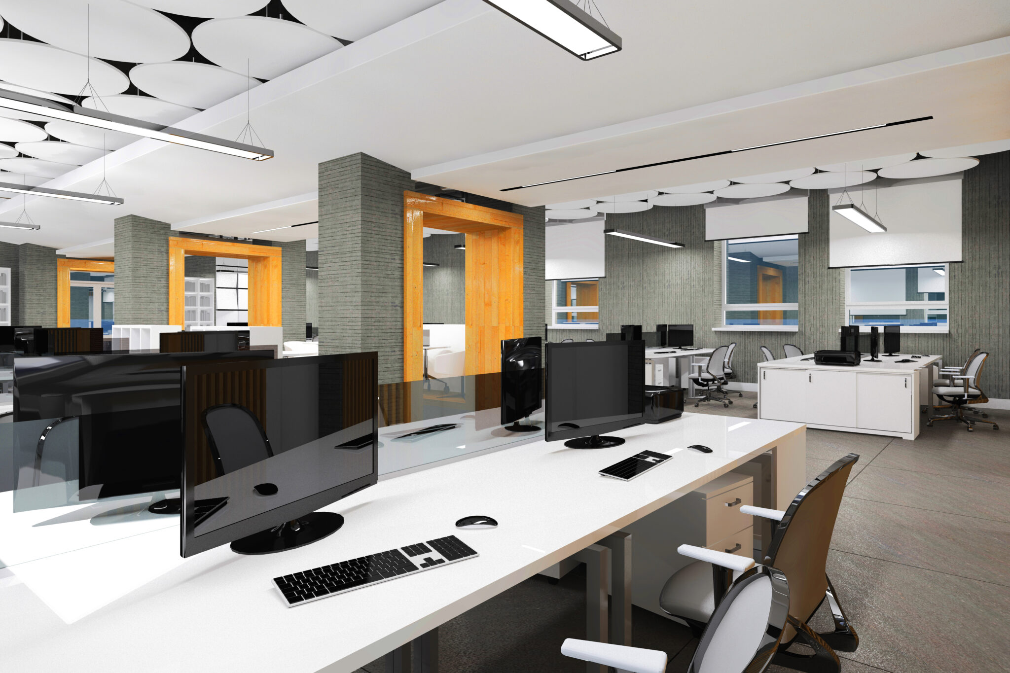 How to Light an Open Plan Office - LED lights from the UK lighting ...